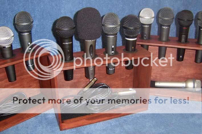 Wall Mounted Multiple Microphone Holder With Pics - Peavey Forum