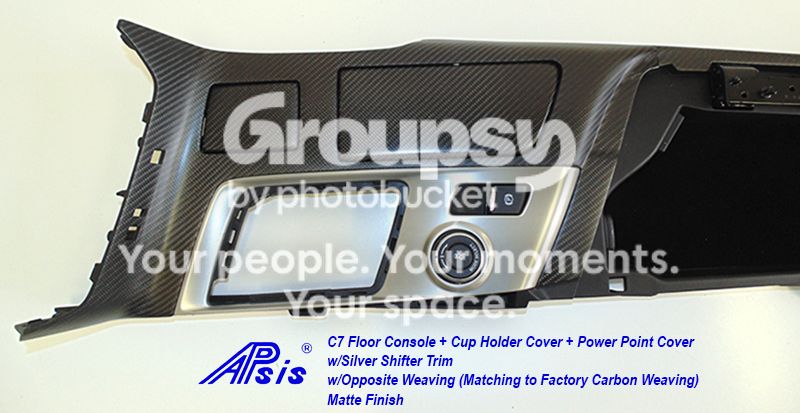 Apsis: C7 Floor Console + Waterfall w/Opposite Weaving...FIRST ON ...