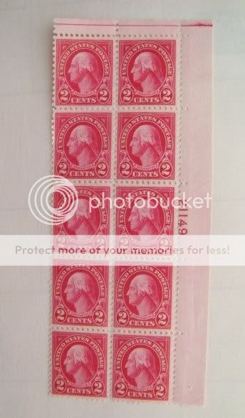Scott #634 P/Block With Two Interesting Features - Stamp Community Forum