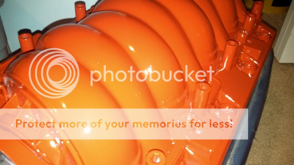 Painted intake manifold after porting | LS1GTO Forums